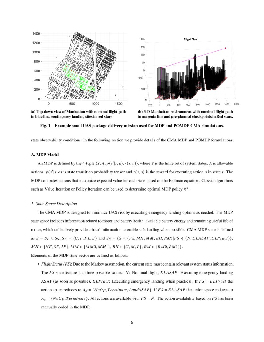 Investigation of risk-aware MDP and POMDP contingency management ... Investigation of risk-aware MDP and POMDP contingency management ...
