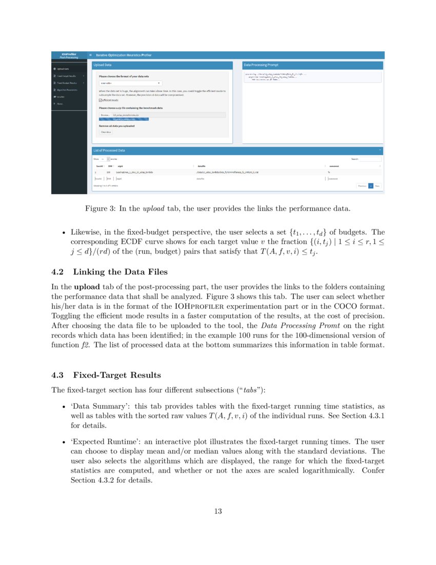IOHprofiler: A Benchmarking and Profiling Tool for Iterative Optimization Heuristics | DeepAI