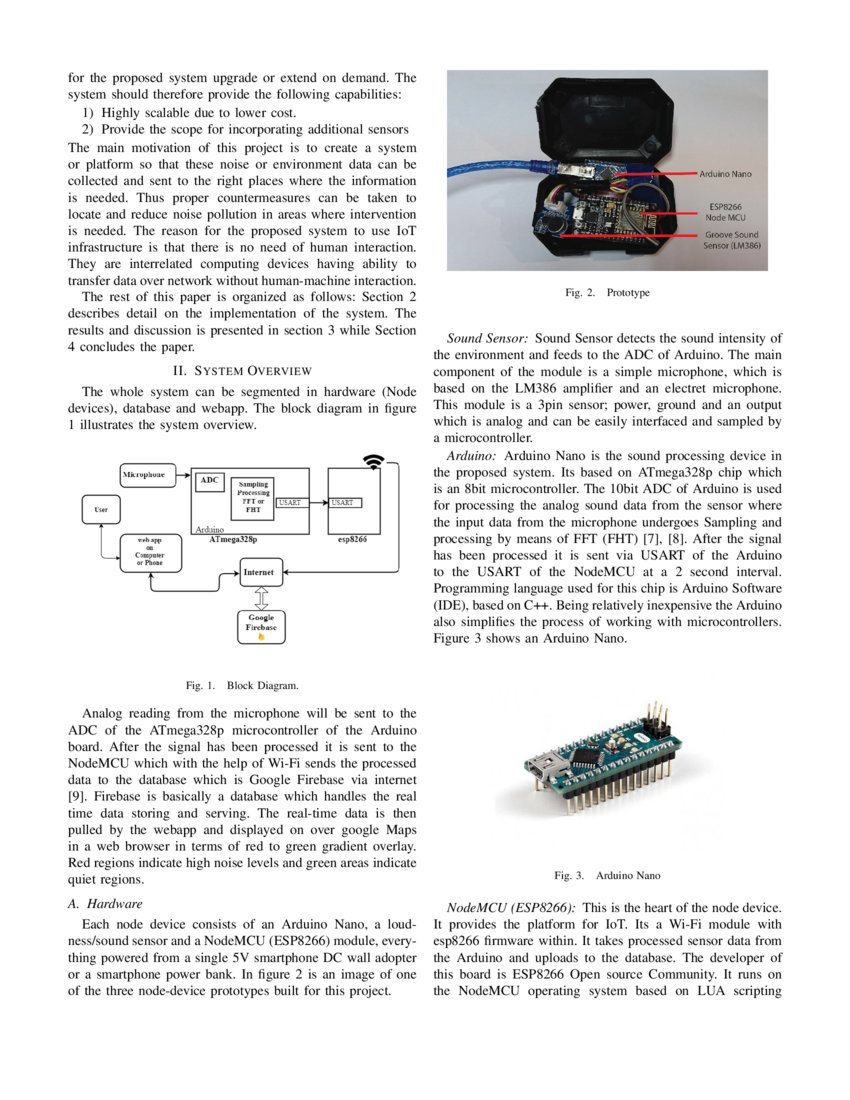 IoT Based Real Time Noise Mapping System for Urban Sound Pollution Study | DeepAI