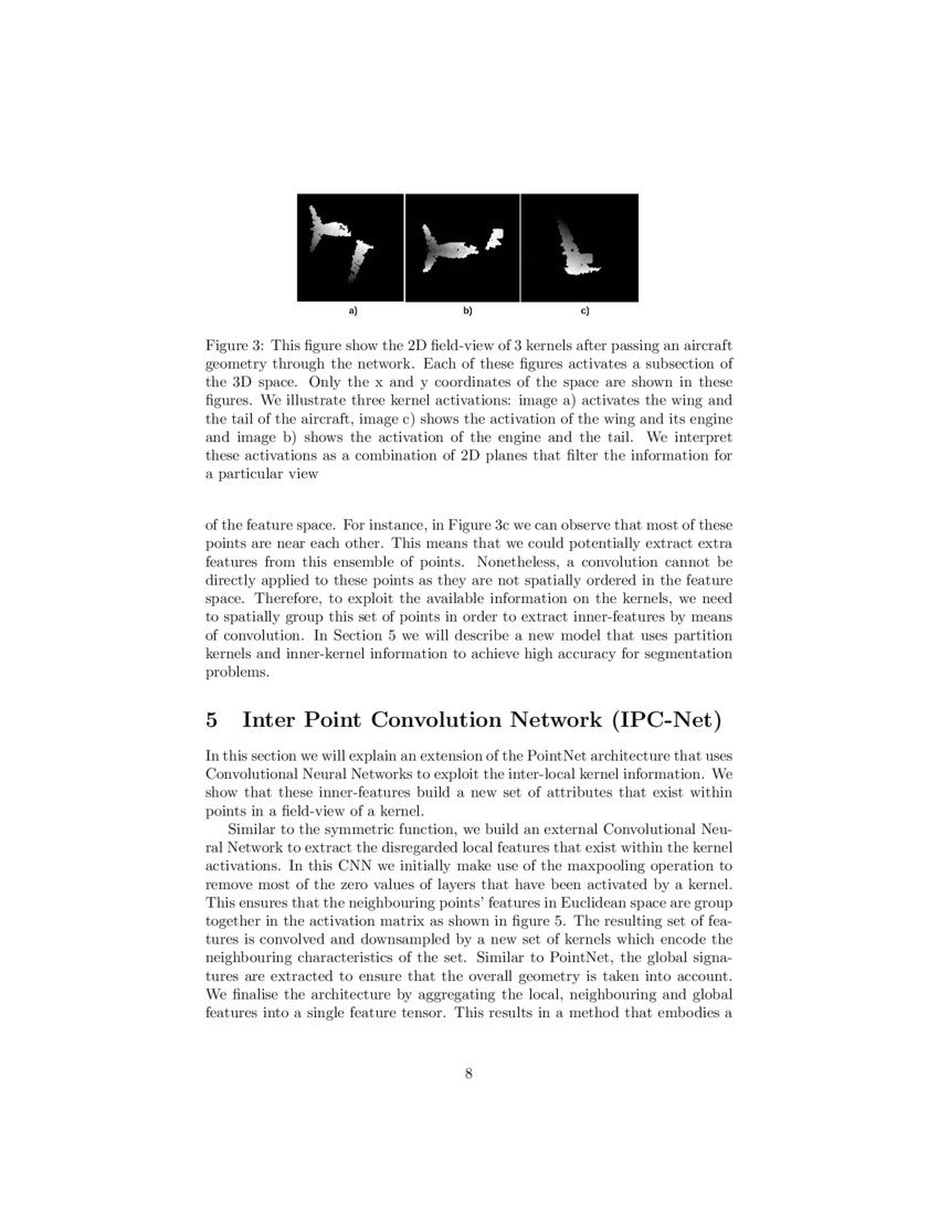 Ipc Net 3d Point Cloud Segmentation Using Deep Inter Point Convolutional Layers Deepai