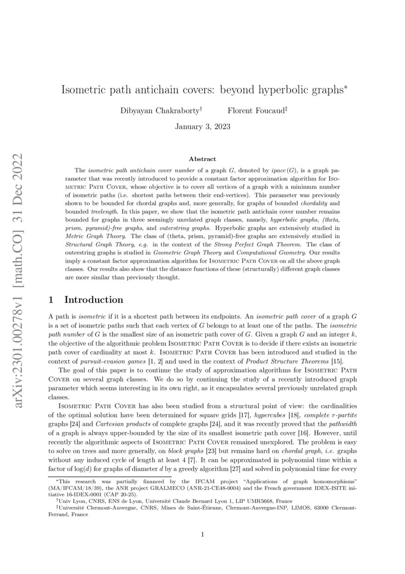 Isometric path complexity of graphs | DeepAI