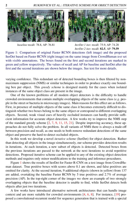 Iterdet Iterative Scheme For Objectdetection In Crowded Environments