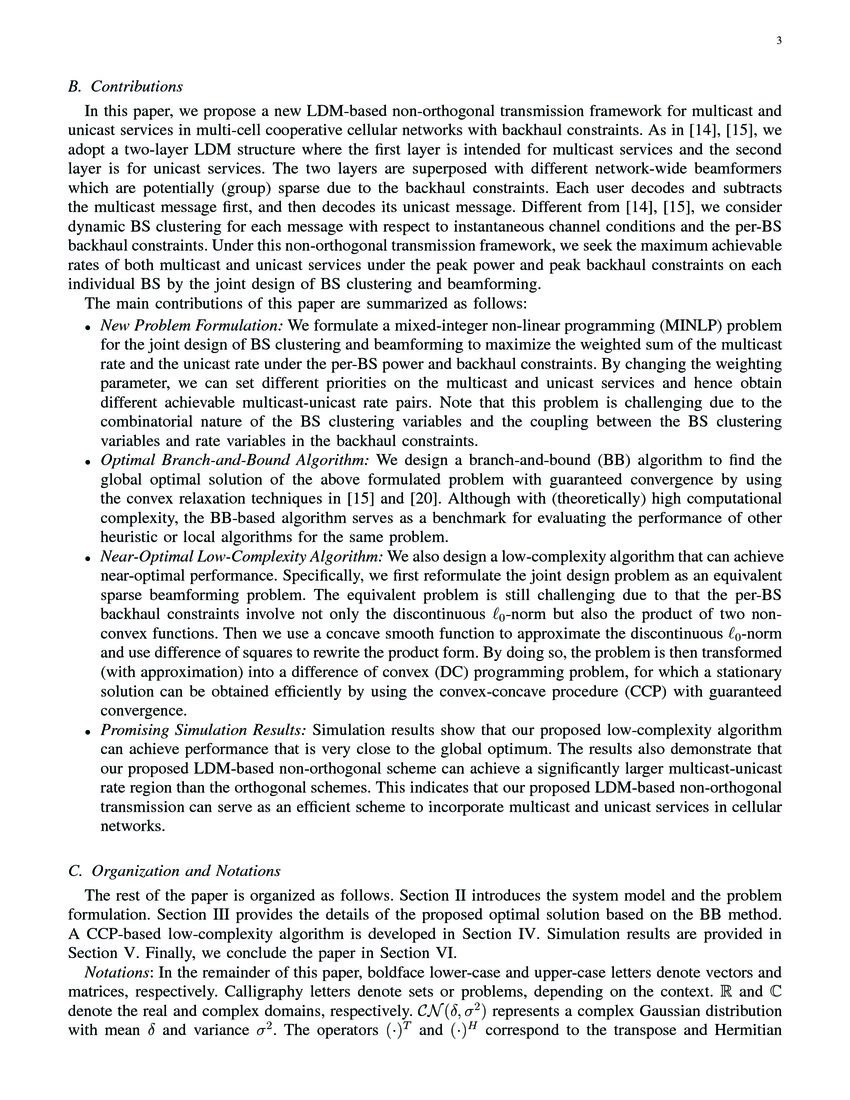 Joint Base Station Clustering and Beamforming for Non-Orthogonal Multicast and Unicast ...