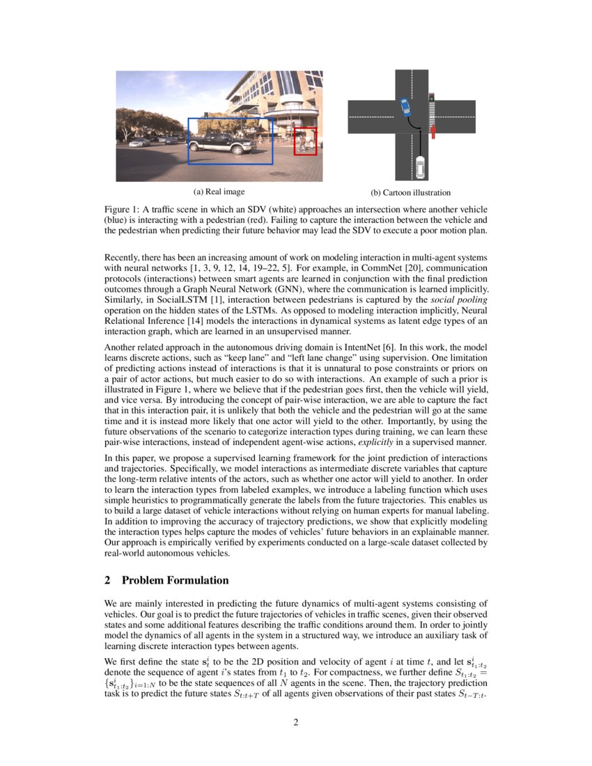 Joint Interaction and Trajectory Prediction for Autonomous Driving ... Joint Interaction and Trajectory Prediction for Autonomous Driving ...