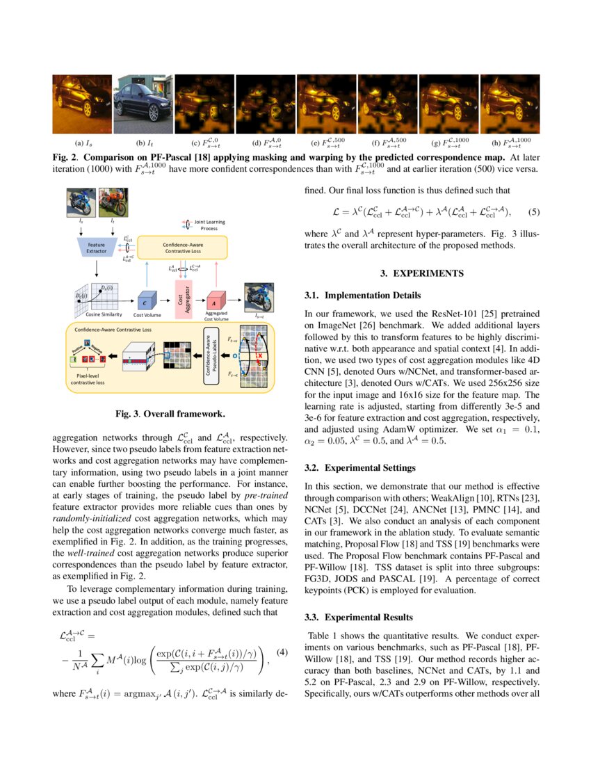 Joint Learning of Feature Extraction and Cost Aggregation for Semantic Correspondence | DeepAI