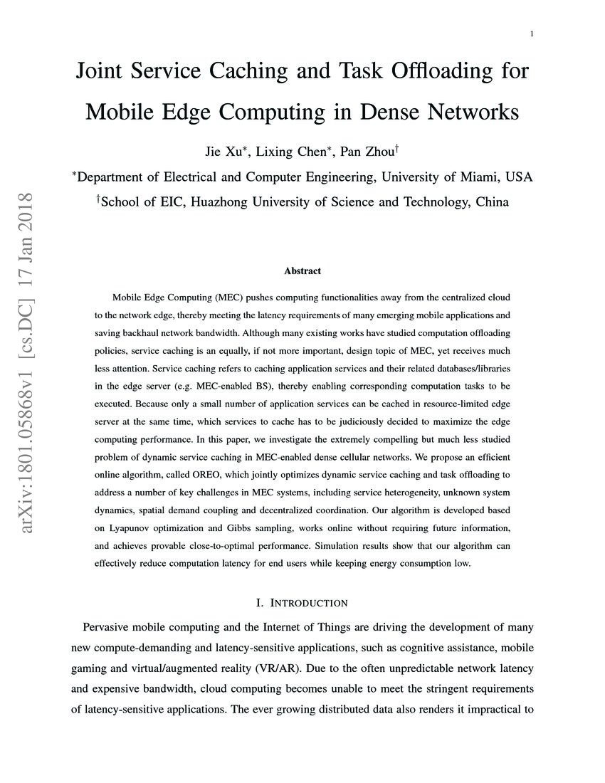 Joint Service Caching And Task Offloading For Mobile Edge Computing In
