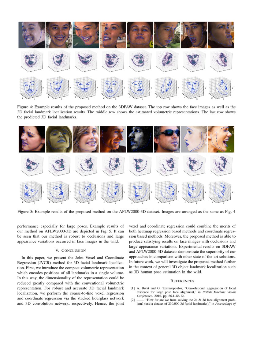 Joint Voxel and Coordinate Regression for Accurate 3D Facial Landmark Localization | DeepAI