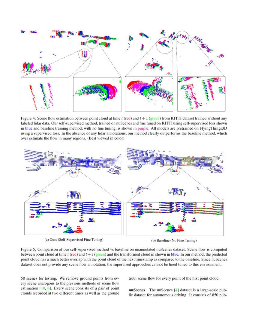 Just Go with the Flow: Self-Supervised Scene Flow Estimation | DeepAI