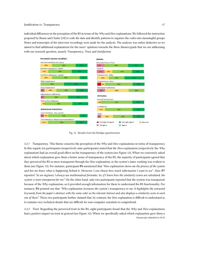 Justification vs. Transparency: Why and How Visual Explanations in a Scientific Literature ...