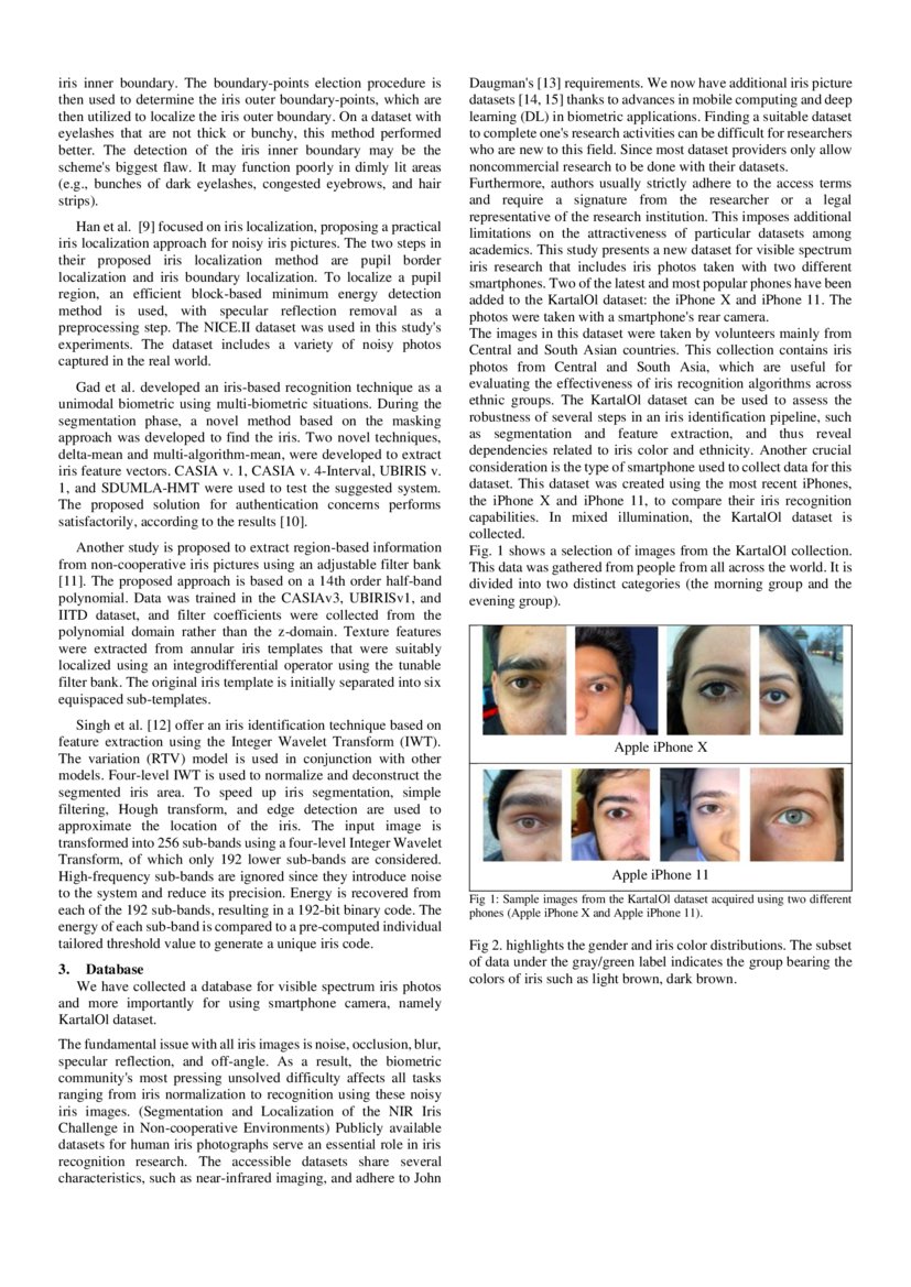 Kartalol Transfer Learning Using Deep Neural Network For Iris Segmentation And Localization