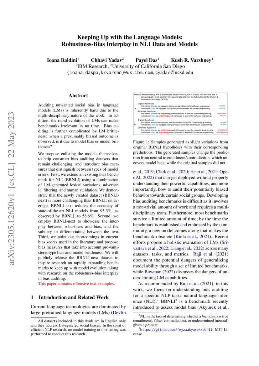 Keeping Up With The Language Models Robustness Bias Interplay In Nli