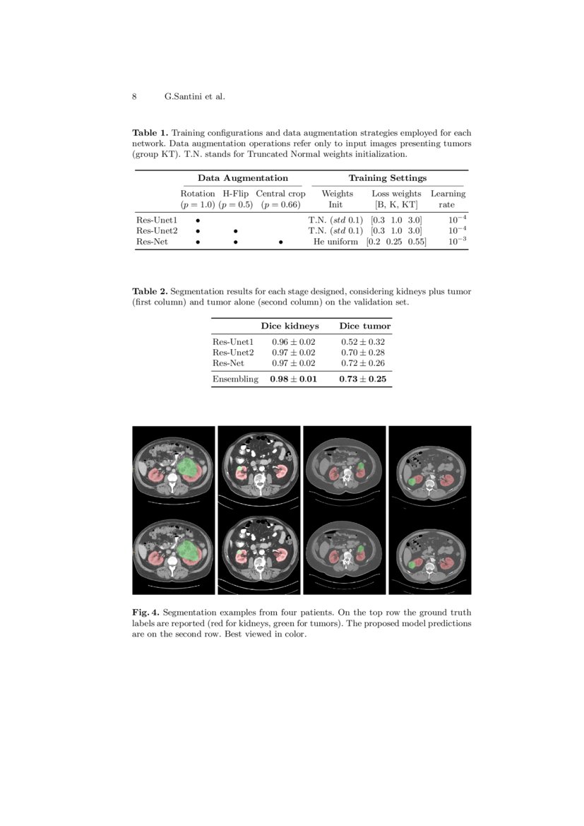 Kidney tumor segmentation using an ensembling multi-stage deep learning approach. A contribution ...