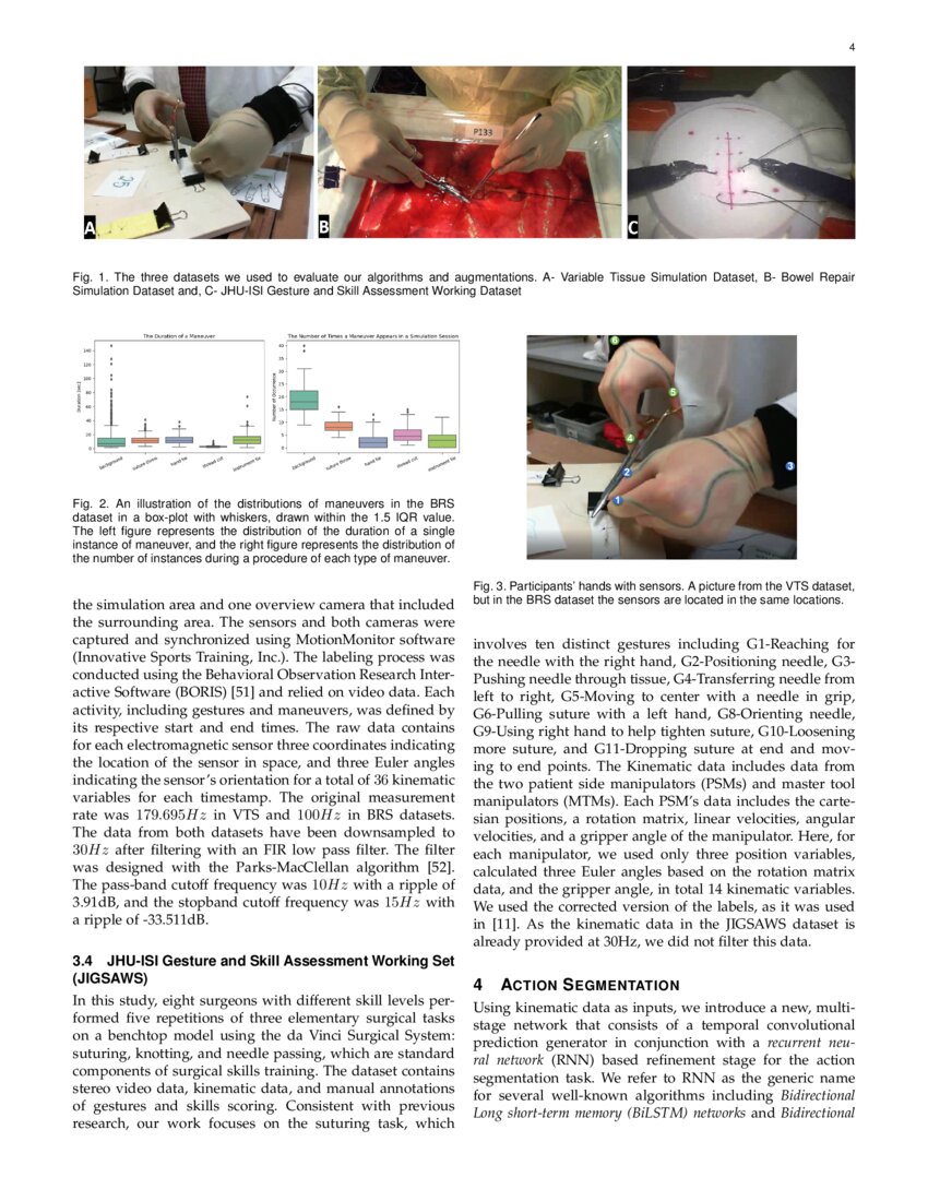 Kinematic Data Based Action Segmentation For Surgical Applications Deepai