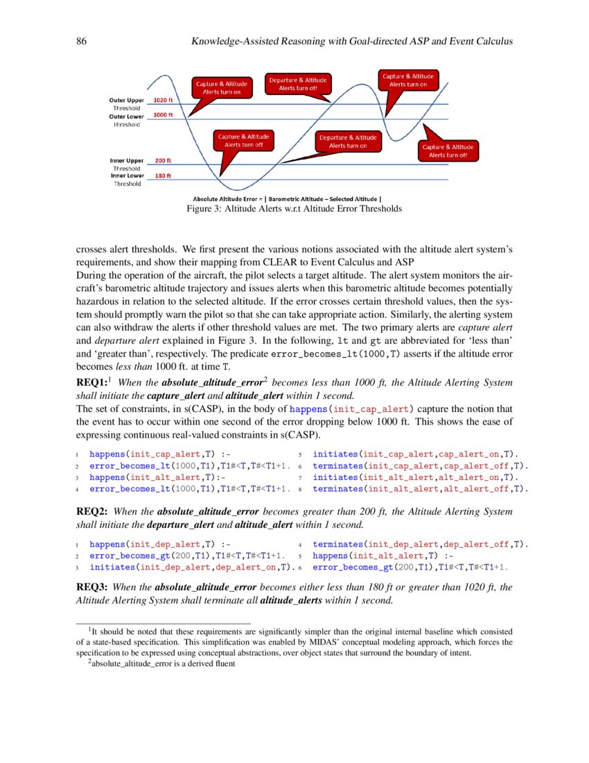 Knowledge-Assisted Reasoning of Model-Augmented System Requirements with Event Calculus and Goal ...