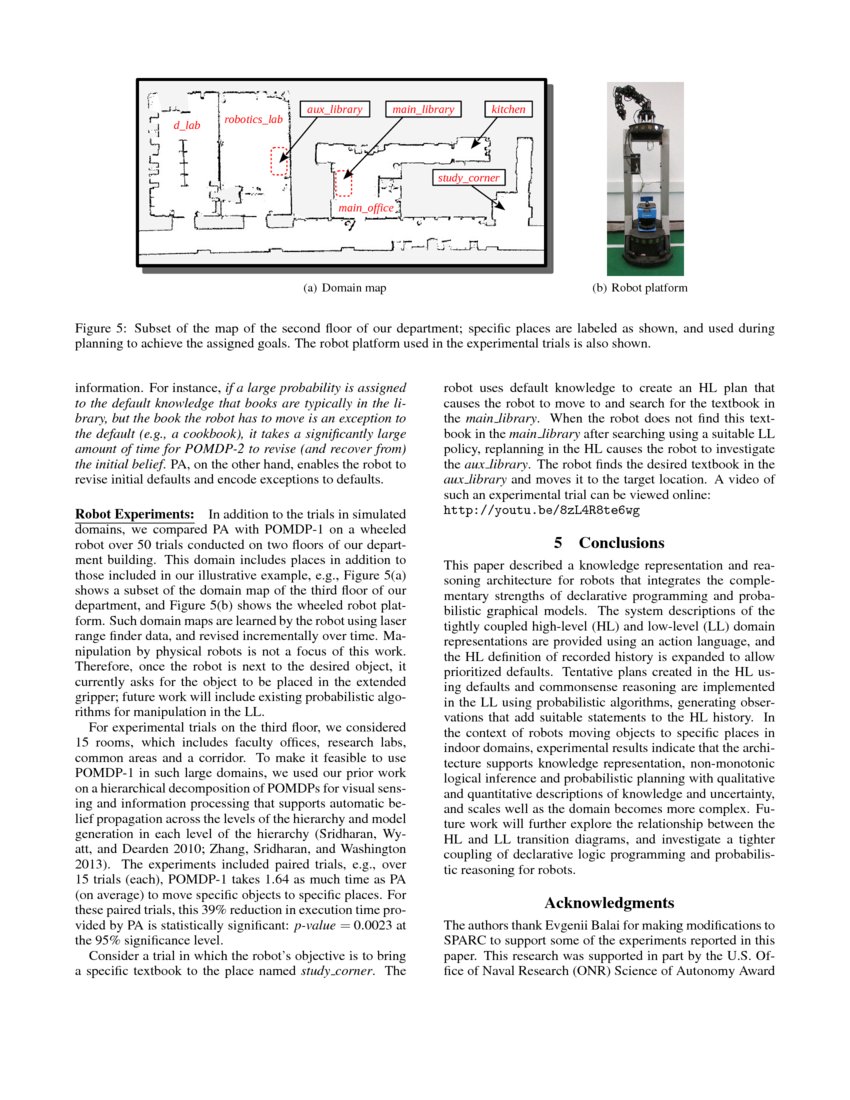 KR^3: An Architecture for Knowledge Representation and Reasoning in Robotics | DeepAI