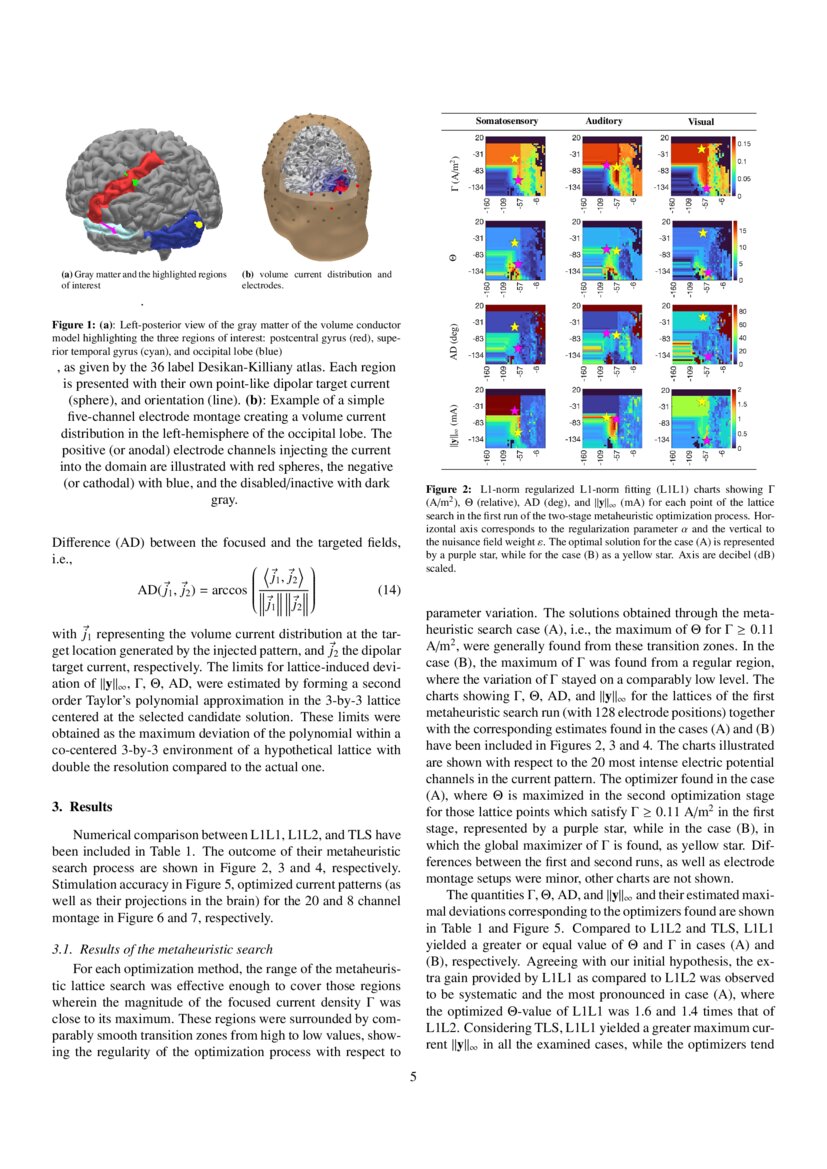 L1-norm vs. L2-norm fitting in optimizing focal multi-channel tES ...