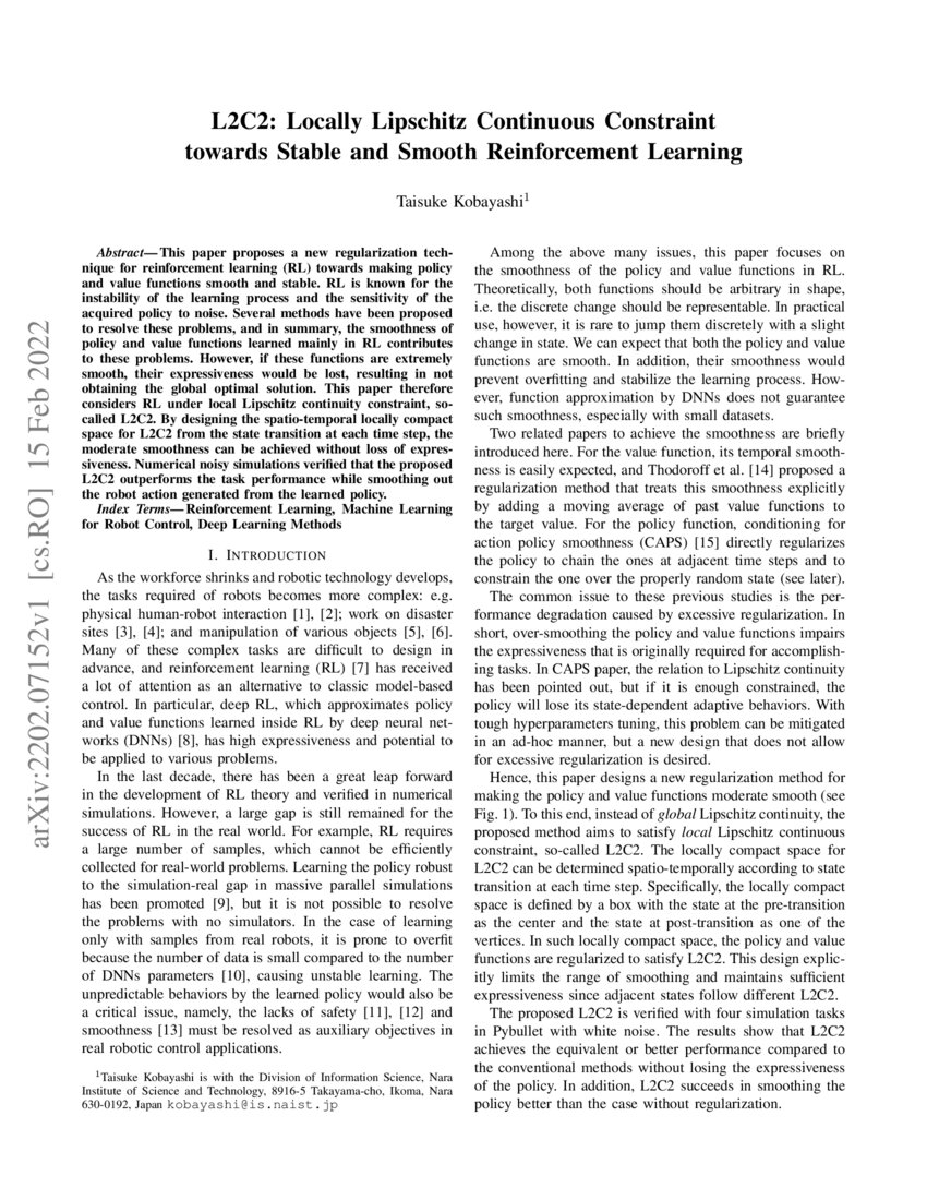L2C2: Locally Lipschitz Continuous Constraint towards Stable and Smooth ...