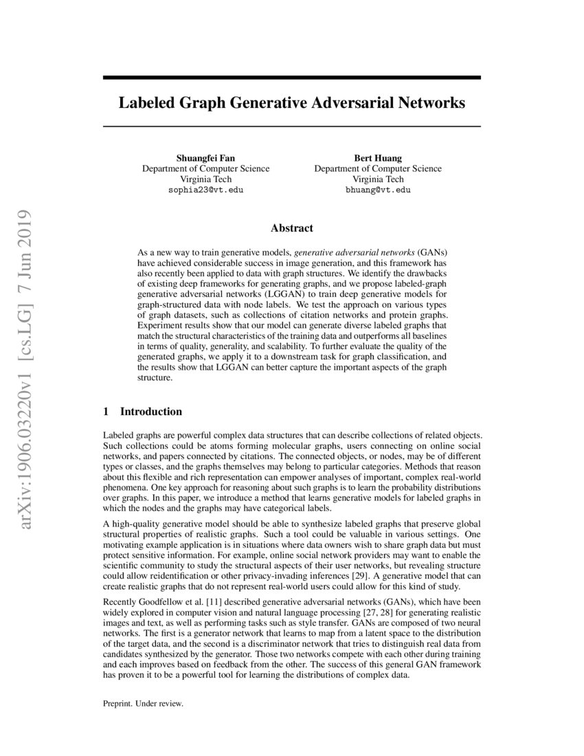 Labeled Graph Generative Adversarial Networks | DeepAI