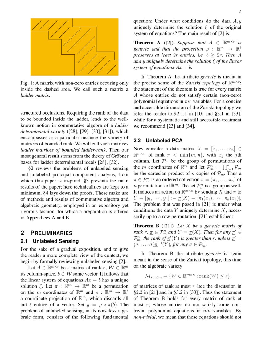 Ladder Matrix Recovery from Permutations | DeepAI