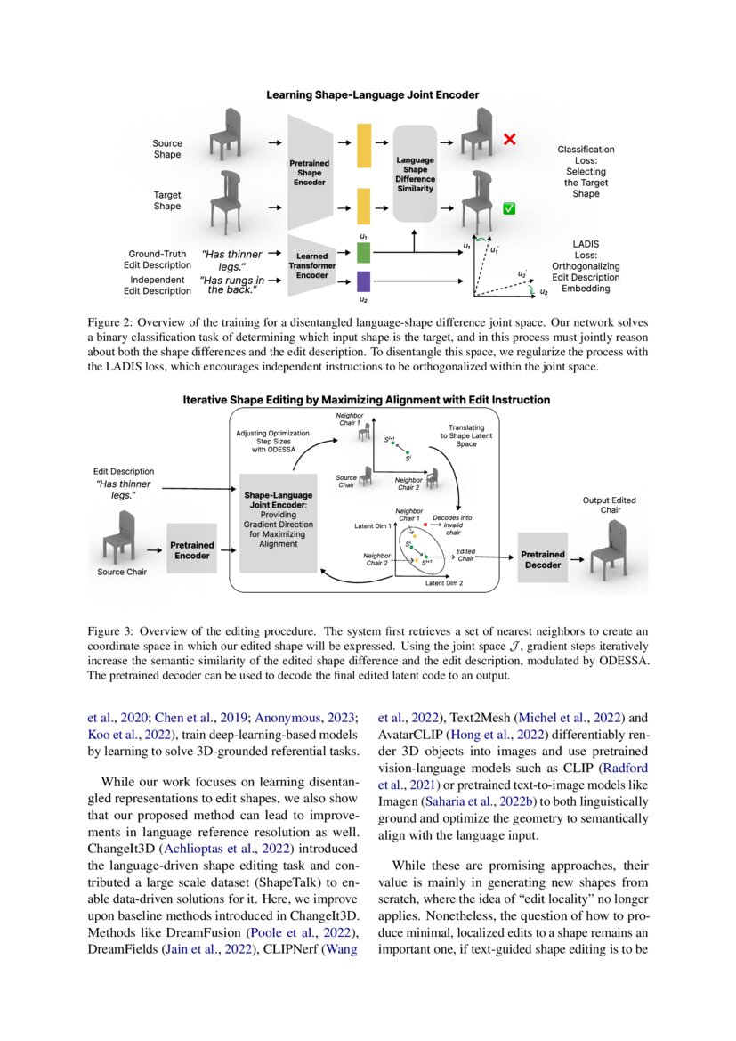 LADIS: Language Disentanglement for 3D Shape Editing | DeepAI