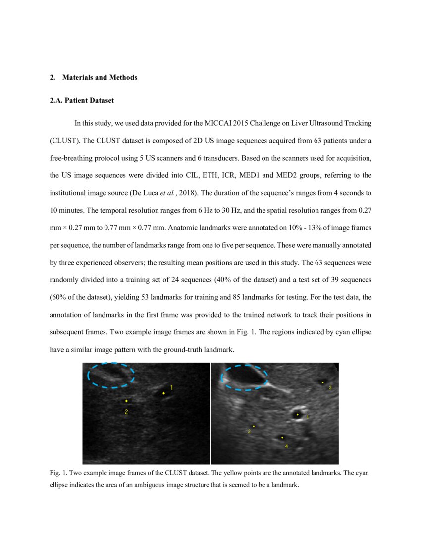 Landmark Tracking in Liver US images Using Cascade Convolutional Neural Networks with Long Short ...