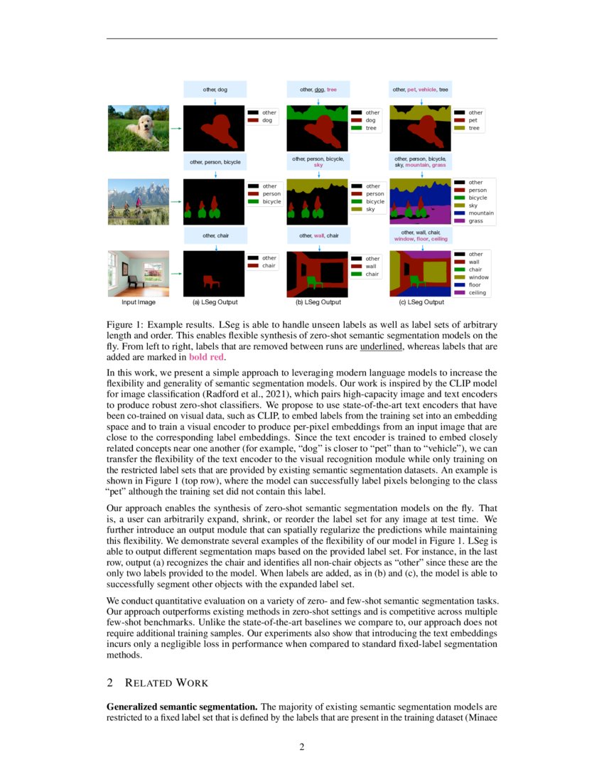 Language-driven Semantic Segmentation | DeepAI