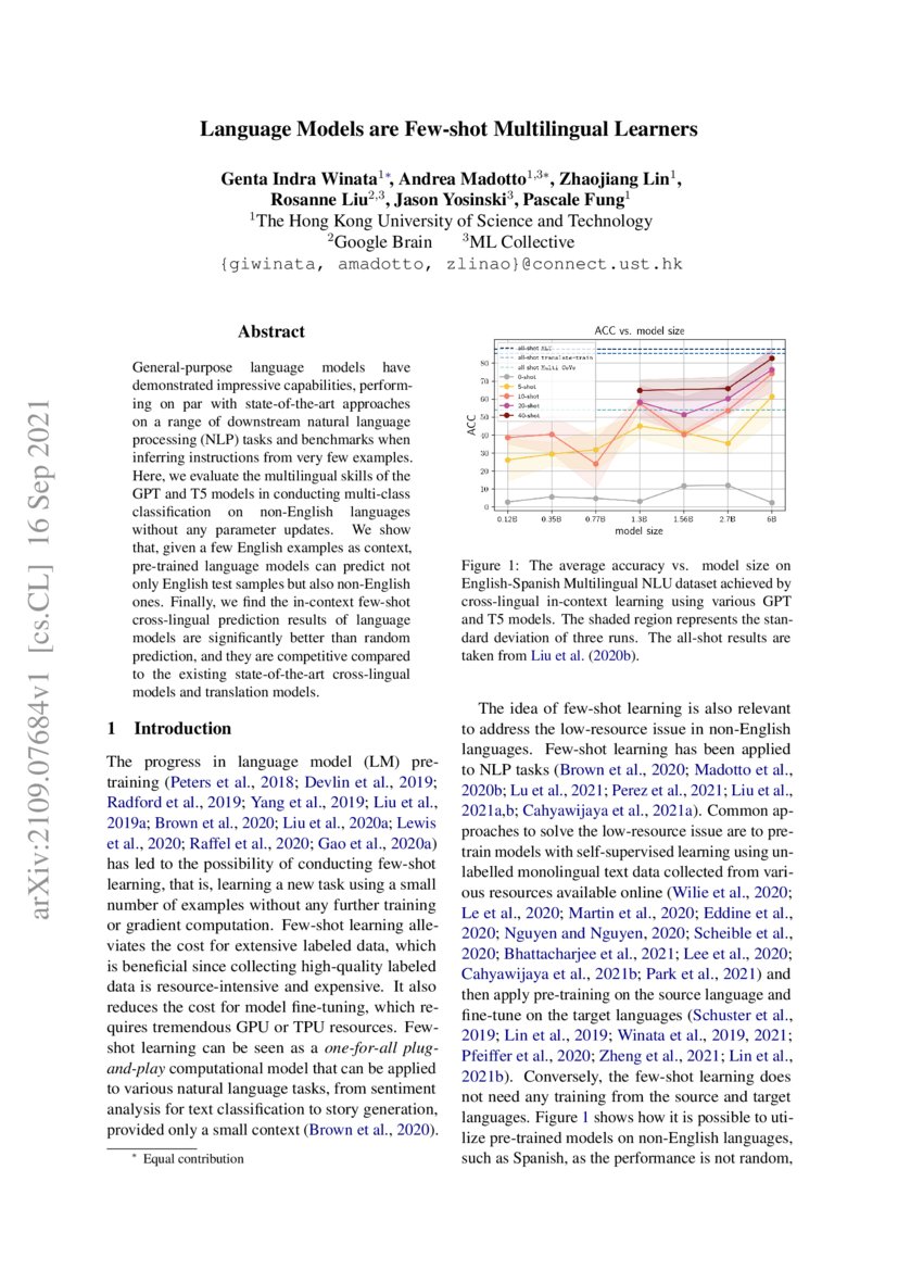 Language Models are Few-shot Multilingual Learners | DeepAI