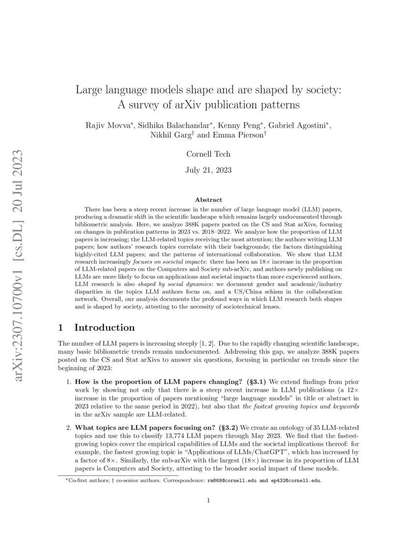 Large language models shape and are shaped by society: A survey of ...