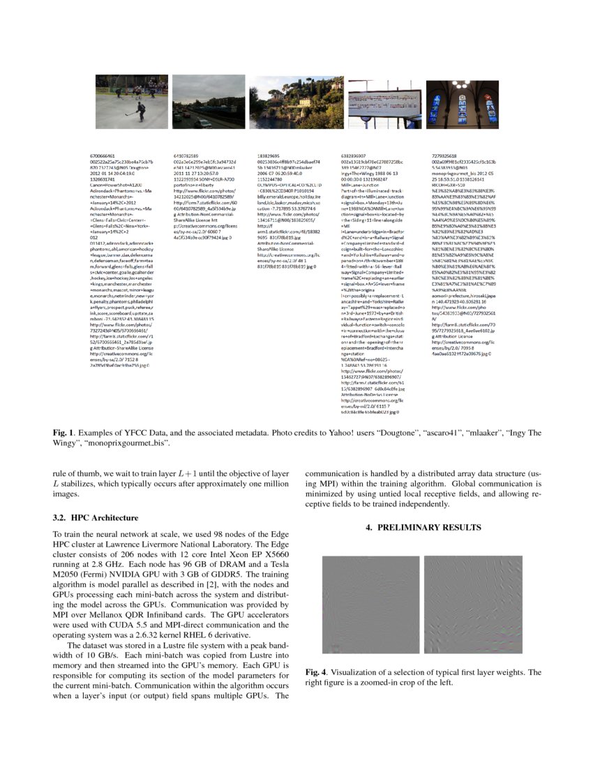 Large-Scale Deep Learning on the YFCC100M Dataset | DeepAI