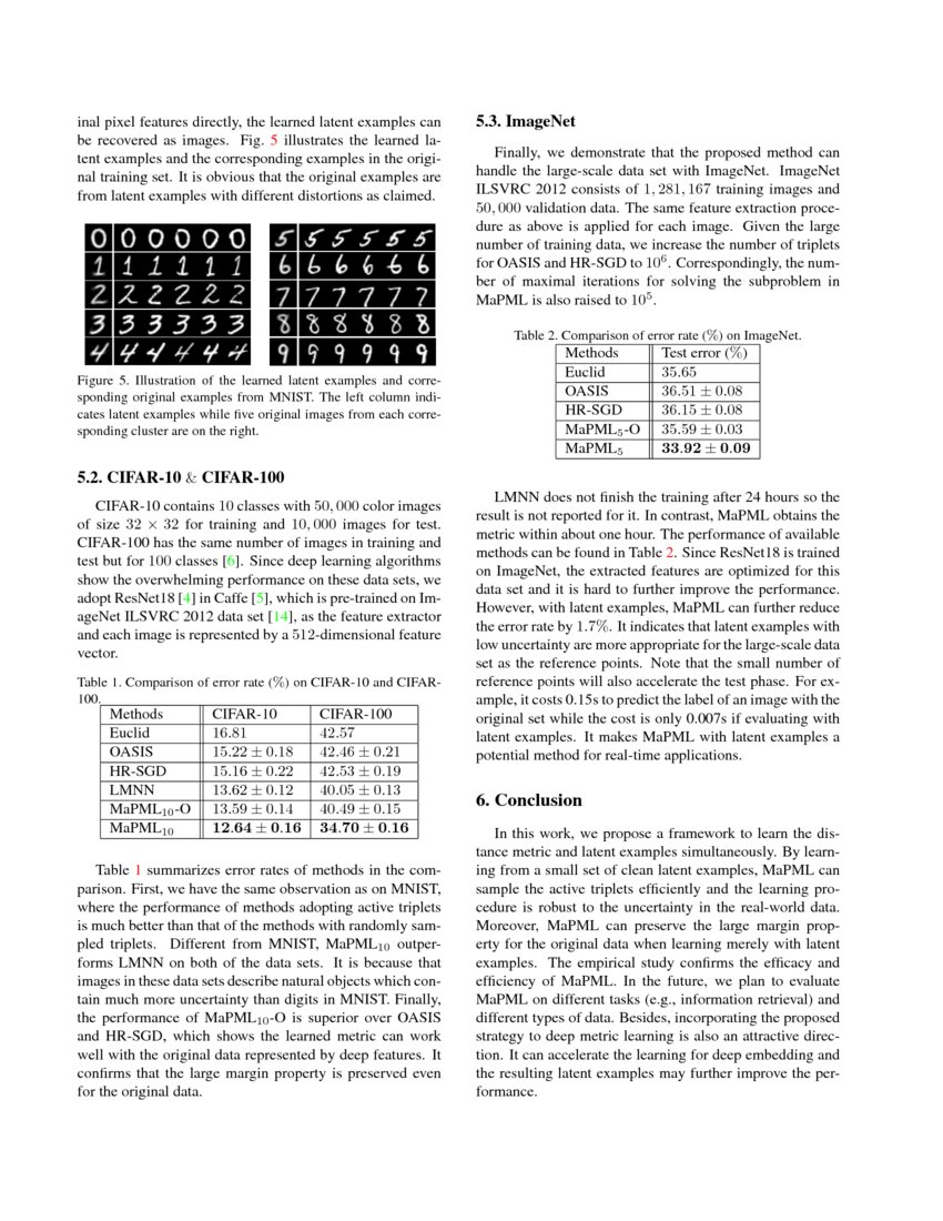 Large-scale Distance Metric Learning with Uncertainty | DeepAI