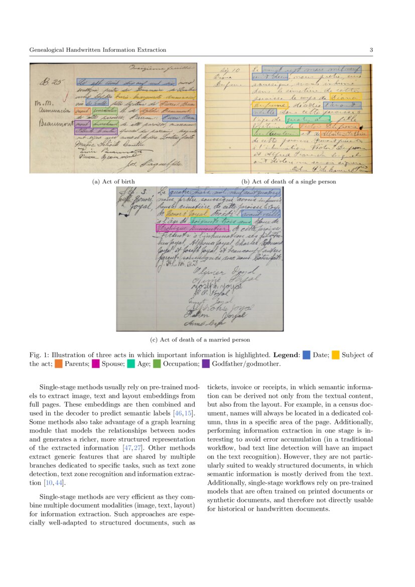 Large Scale Genealogical Information Extraction From Handwritten Quebec ...