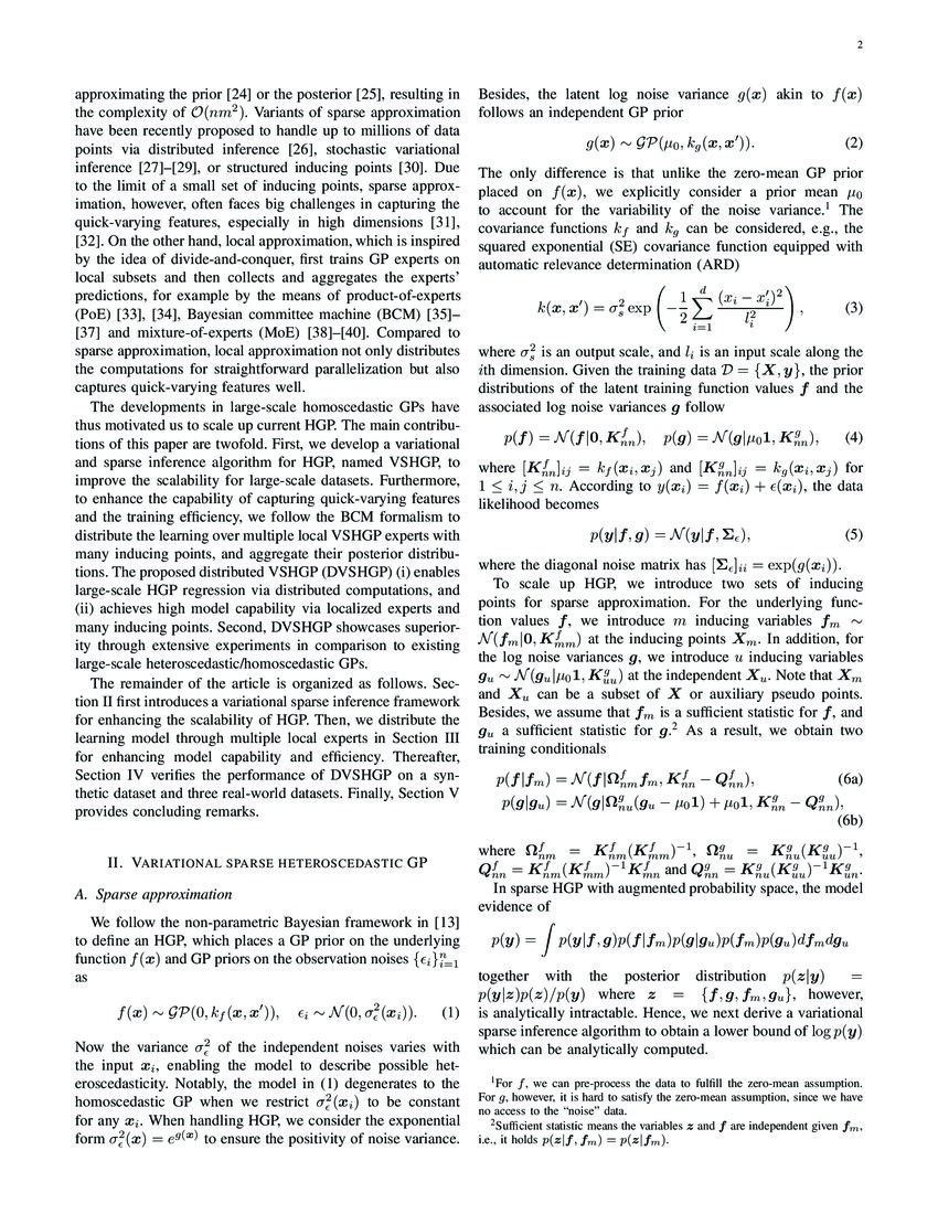 Large-scale Heteroscedastic Regression via Gaussian Process | DeepAI