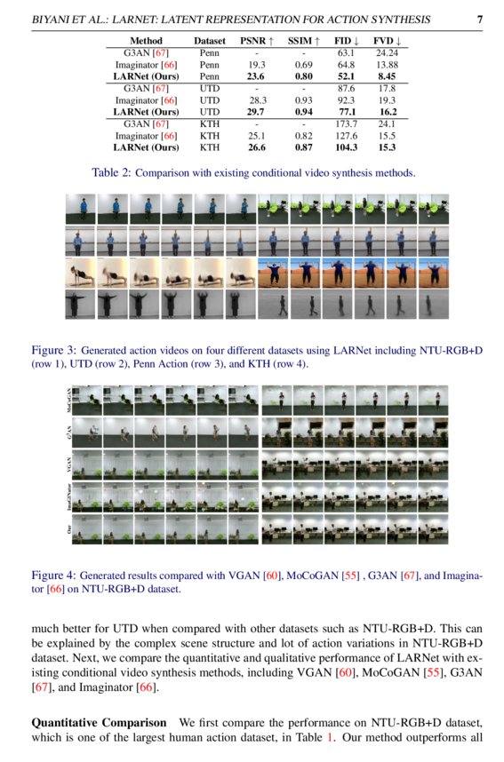 LARNet: Latent Action Representation for Human Action Synthesis | DeepAI