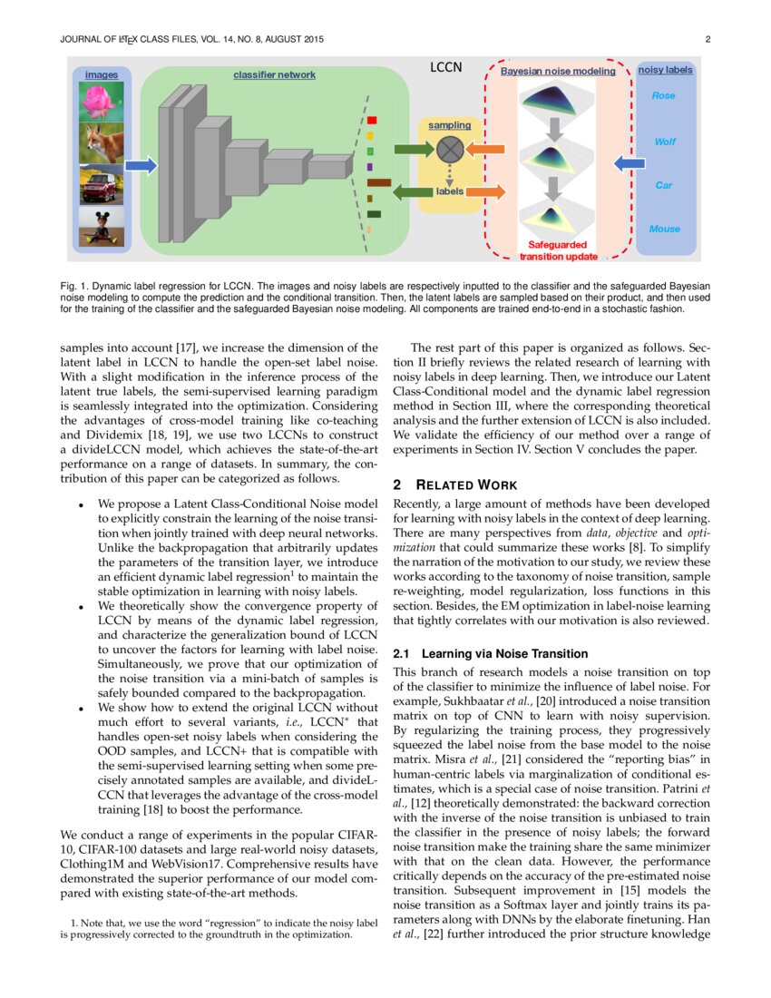 Latent Class-Conditional Noise Model | DeepAI
