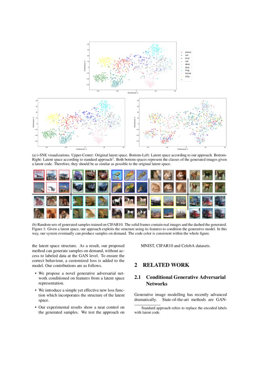 Latent Space Conditioning On Generative Adversarial Networks Deepai