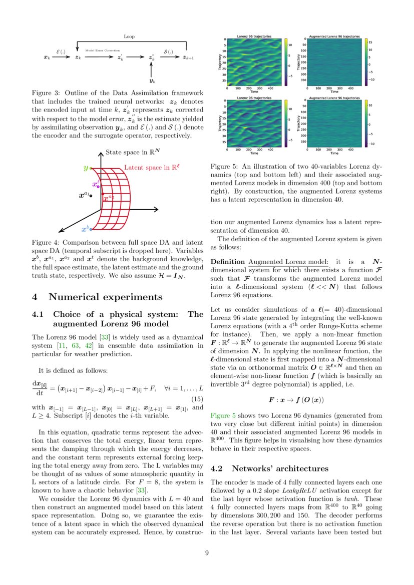 Latent Space Data Assimilation by using Deep Learning | DeepAI
