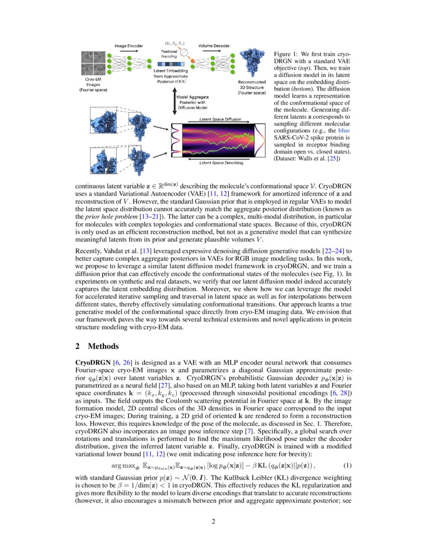Latent Space Diffusion Models of Cryo-EM Structures | DeepAI Latent Space Diffusion Models of Cryo-EM Structures | DeepAI
