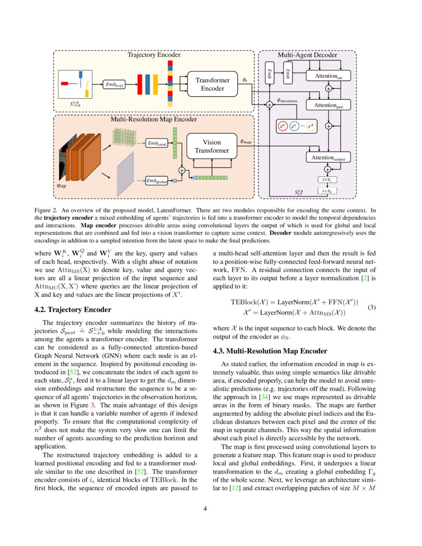 LatentFormer: Multi-Agent Transformer-Based Interaction Modeling and Trajectory Prediction | DeepAI