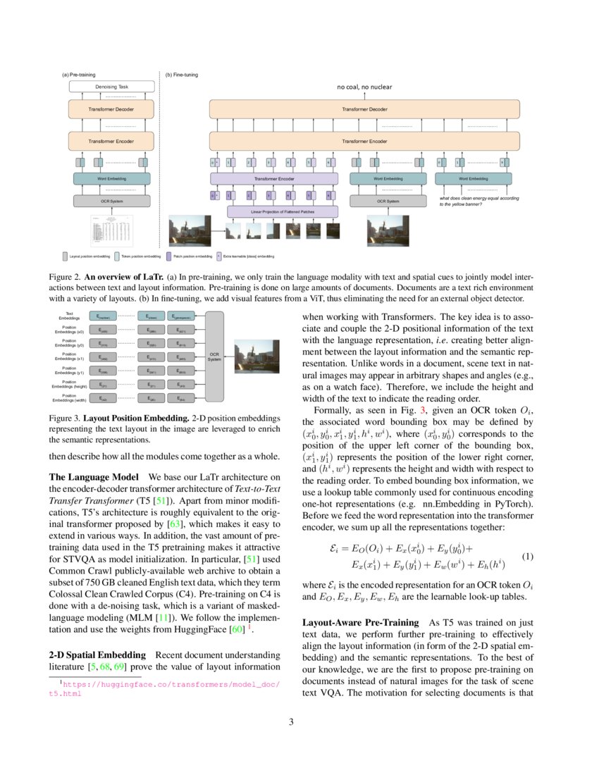 LaTr: Layout-Aware Transformer for Scene-Text VQA | DeepAI