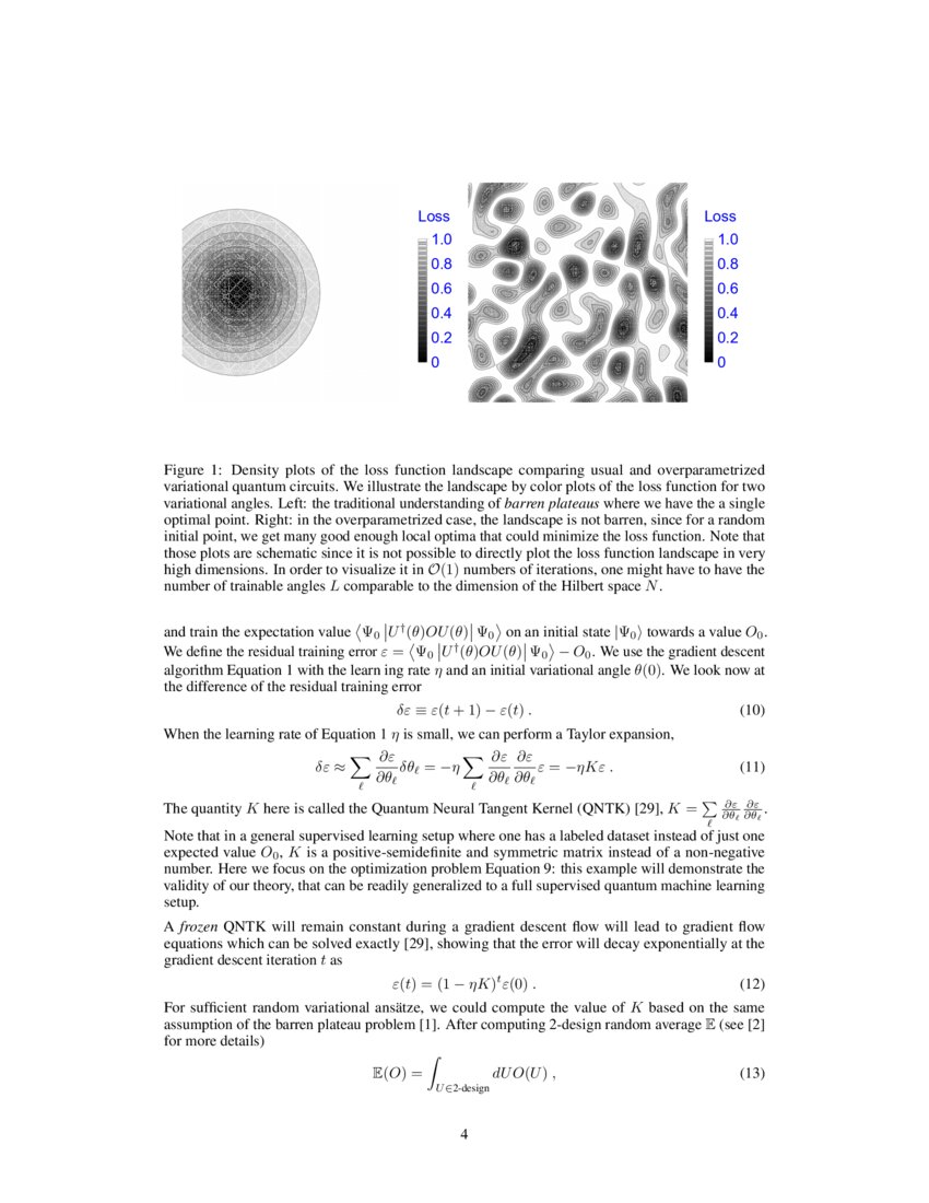 Laziness, Barren Plateau, and Noise in Machine Learning | DeepAI