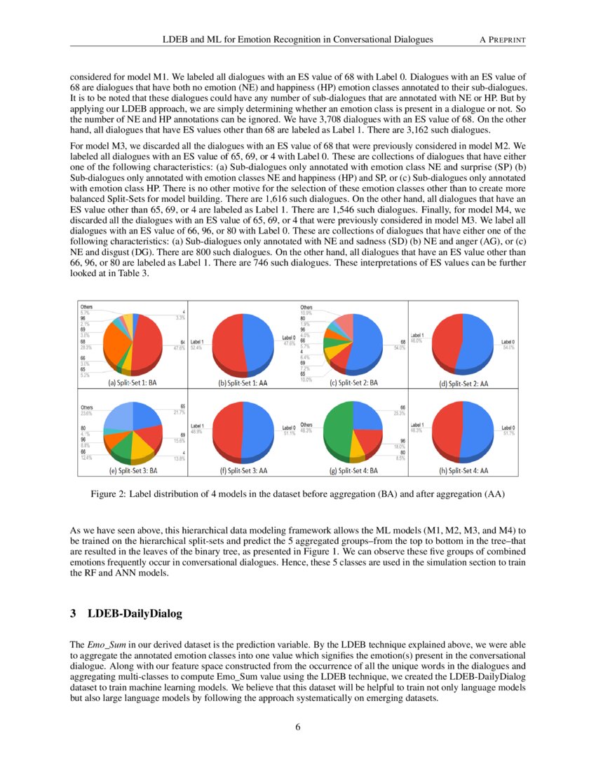 LDEB – Label Digitization with Emotion Binarization and Machine Learning for Emotion Recognition ...