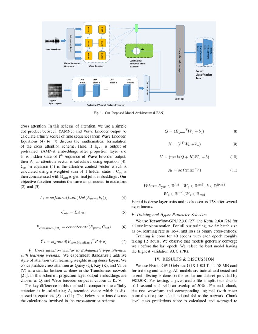 LEAN: Light and Efficient Audio Classification Network | DeepAI
