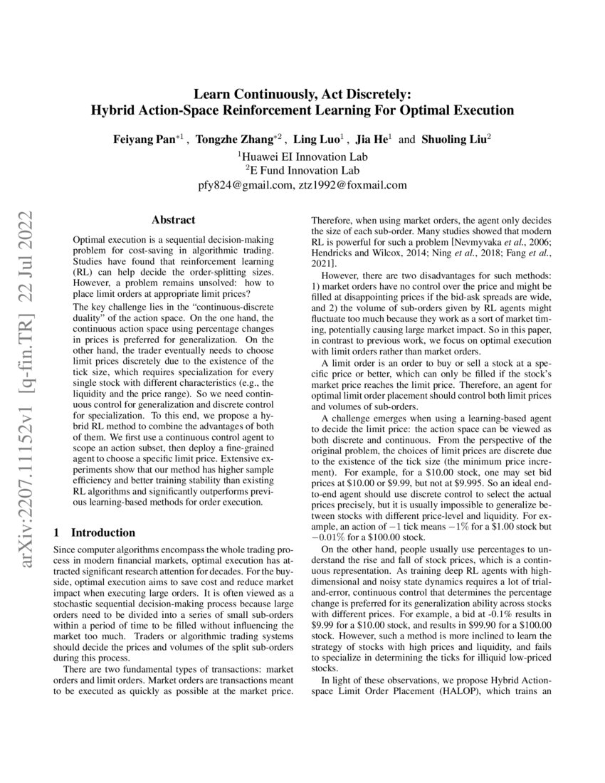 Learn Continuously Act Discretely Hybrid Action Space Reinforcement