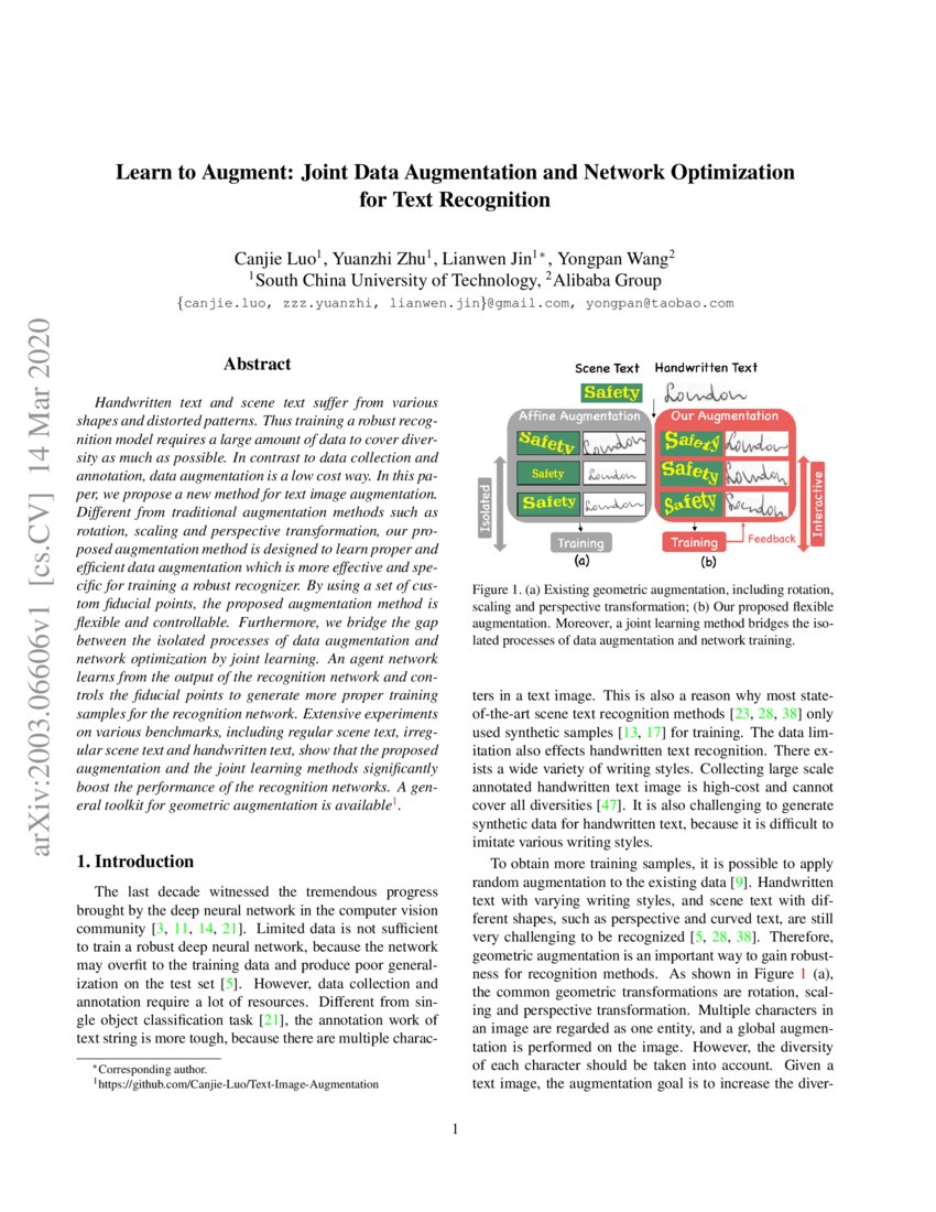 Learn To Augment Joint Data Augmentation And Network Optimization For