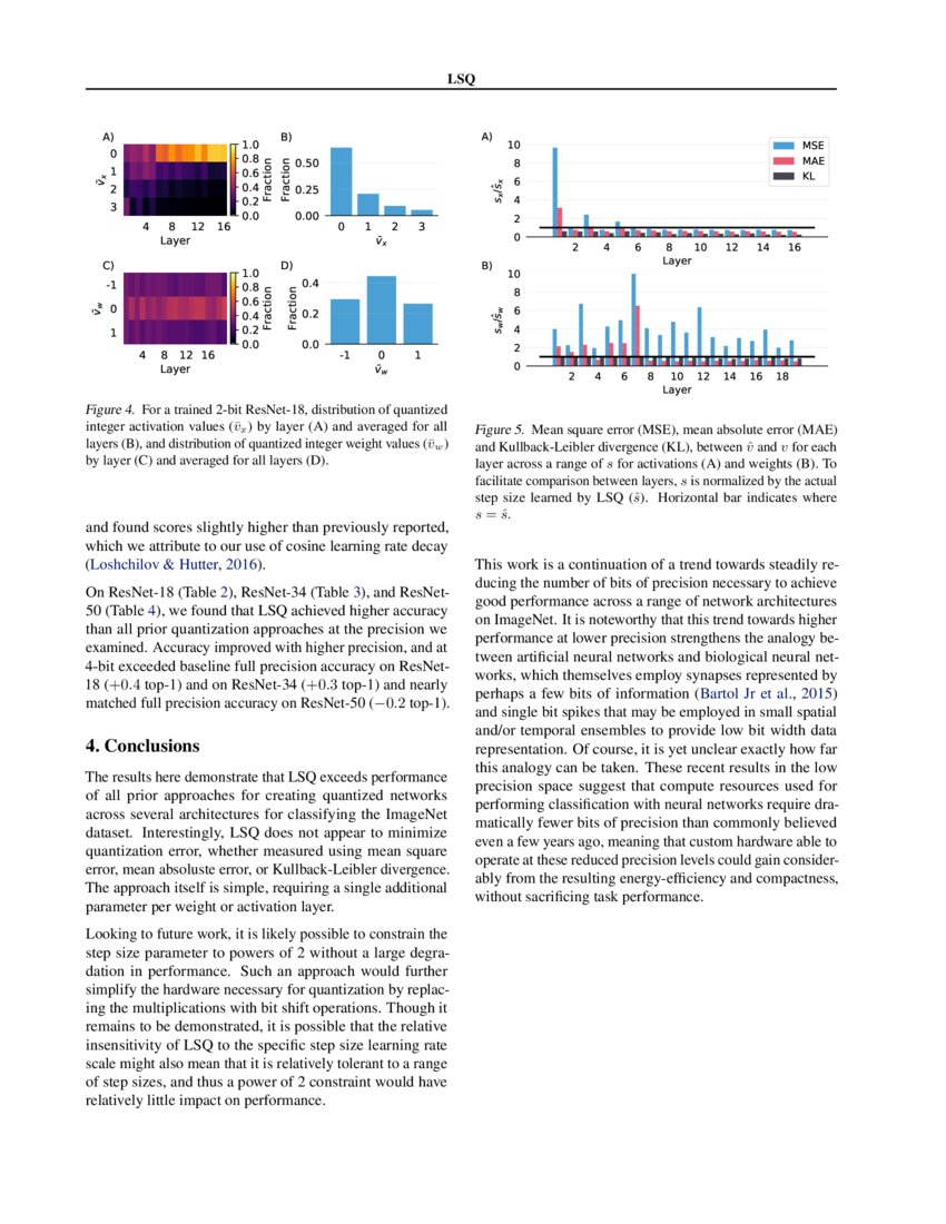 Learned Step Size Quantization | DeepAI