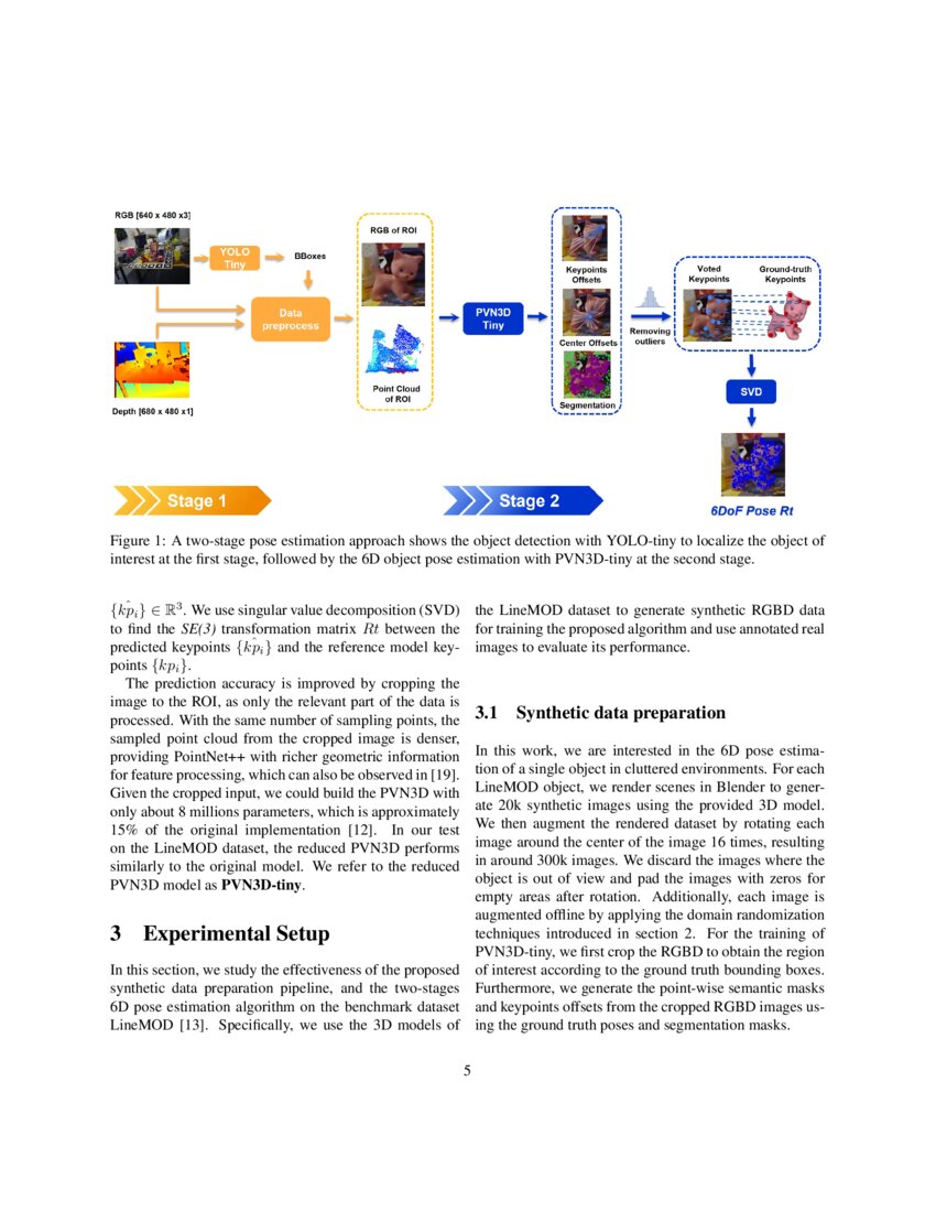Learning 6D Pose Estimation from Synthetic RGBD Images for Robotic Applications | DeepAI