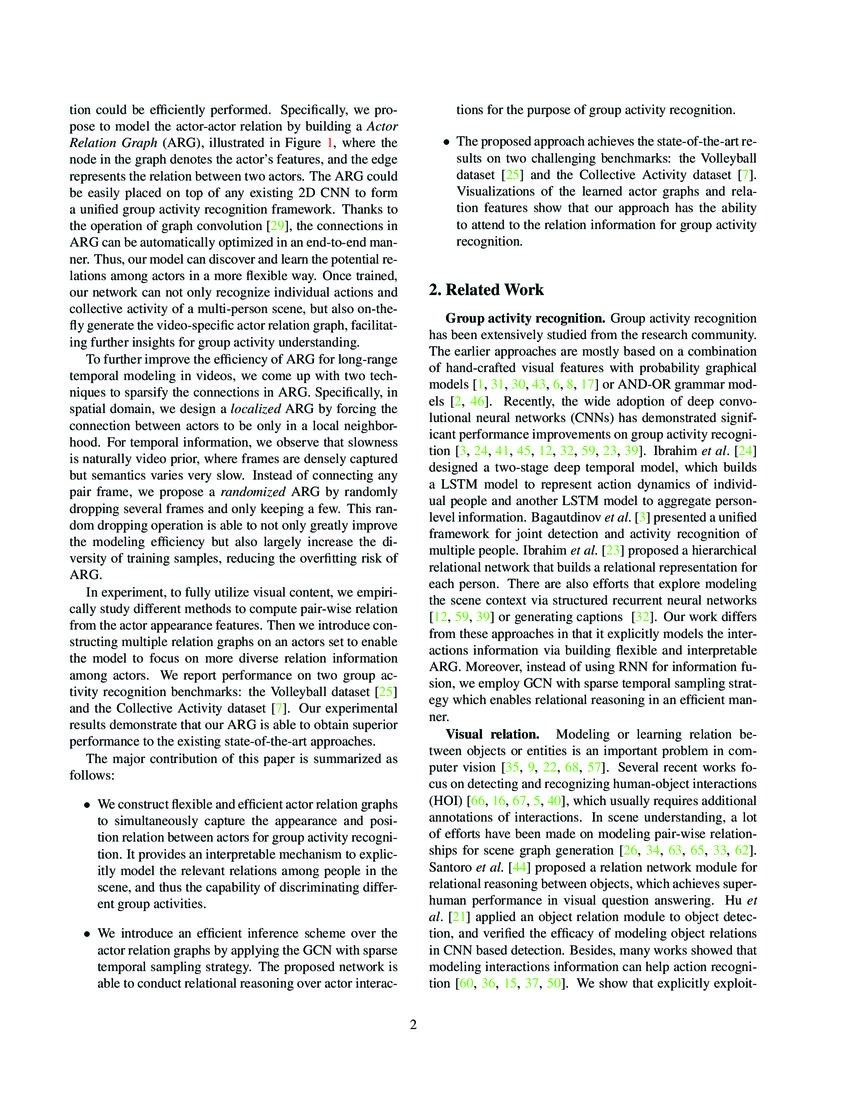 Learning Actor Relation Graphs for Group Activity Recognition | DeepAI