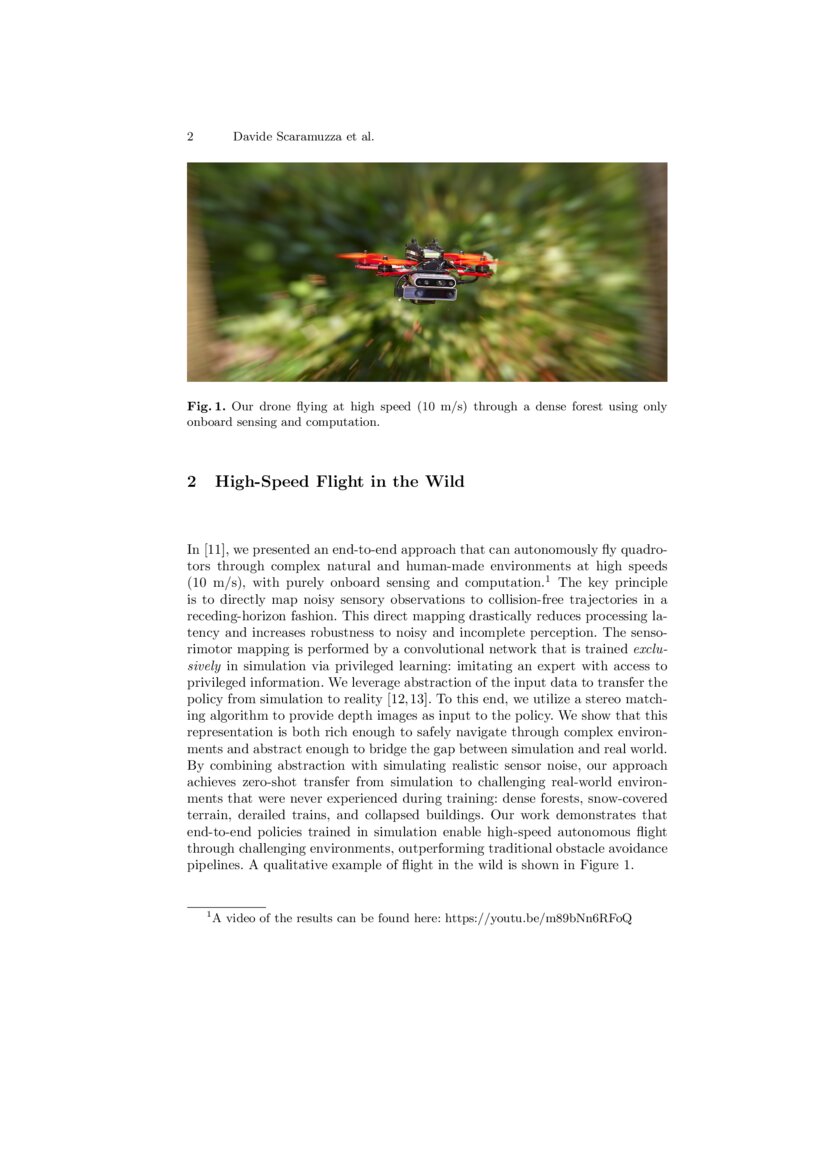 Learning Agile, Vision-based Drone Flight: from Simulation to Reality | DeepAI