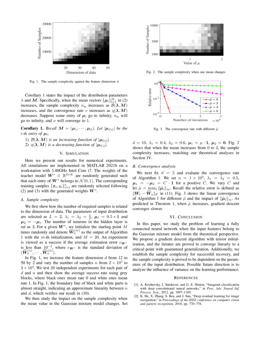 Learning And Generalization Of One Hidden Layer Neural Networks Going