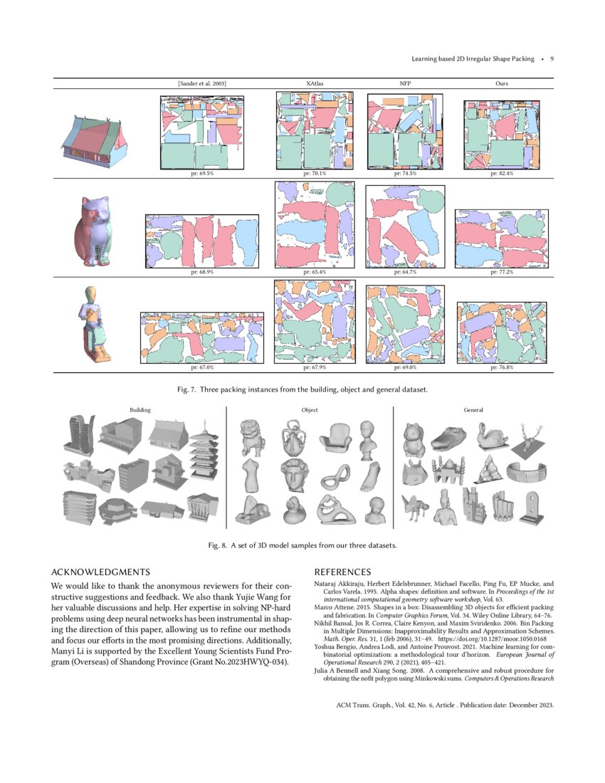 Learning based 2D Irregular Shape Packing | DeepAI